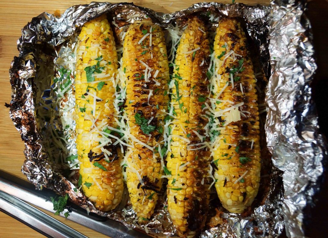 Parmesan Grilled Corn - Slap Ya Mama