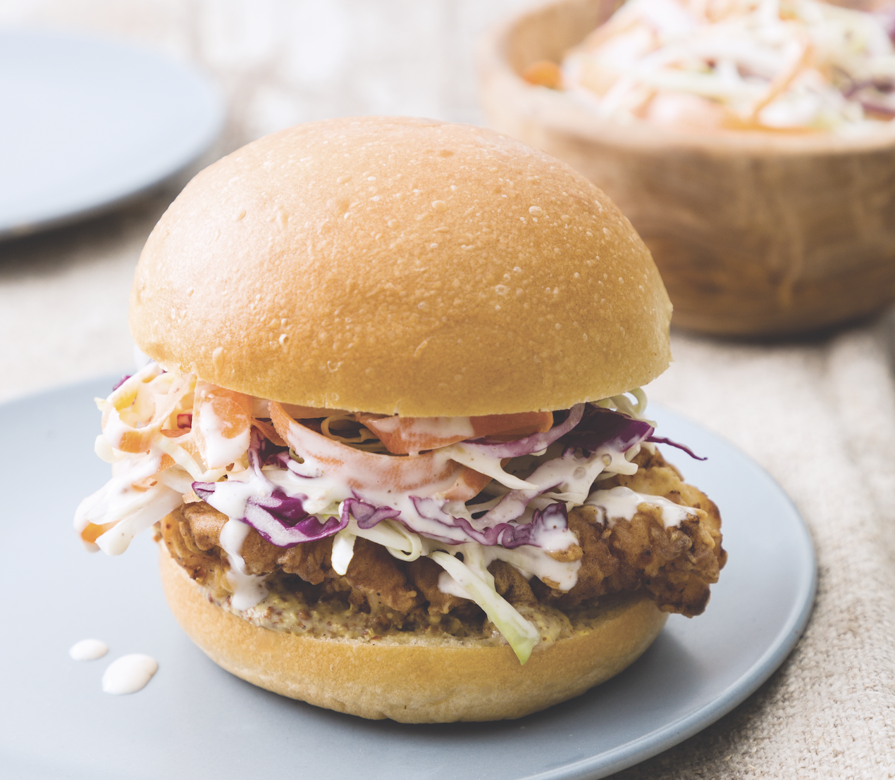 Fried Chicken Club Sandwiches - Slap Ya Mama